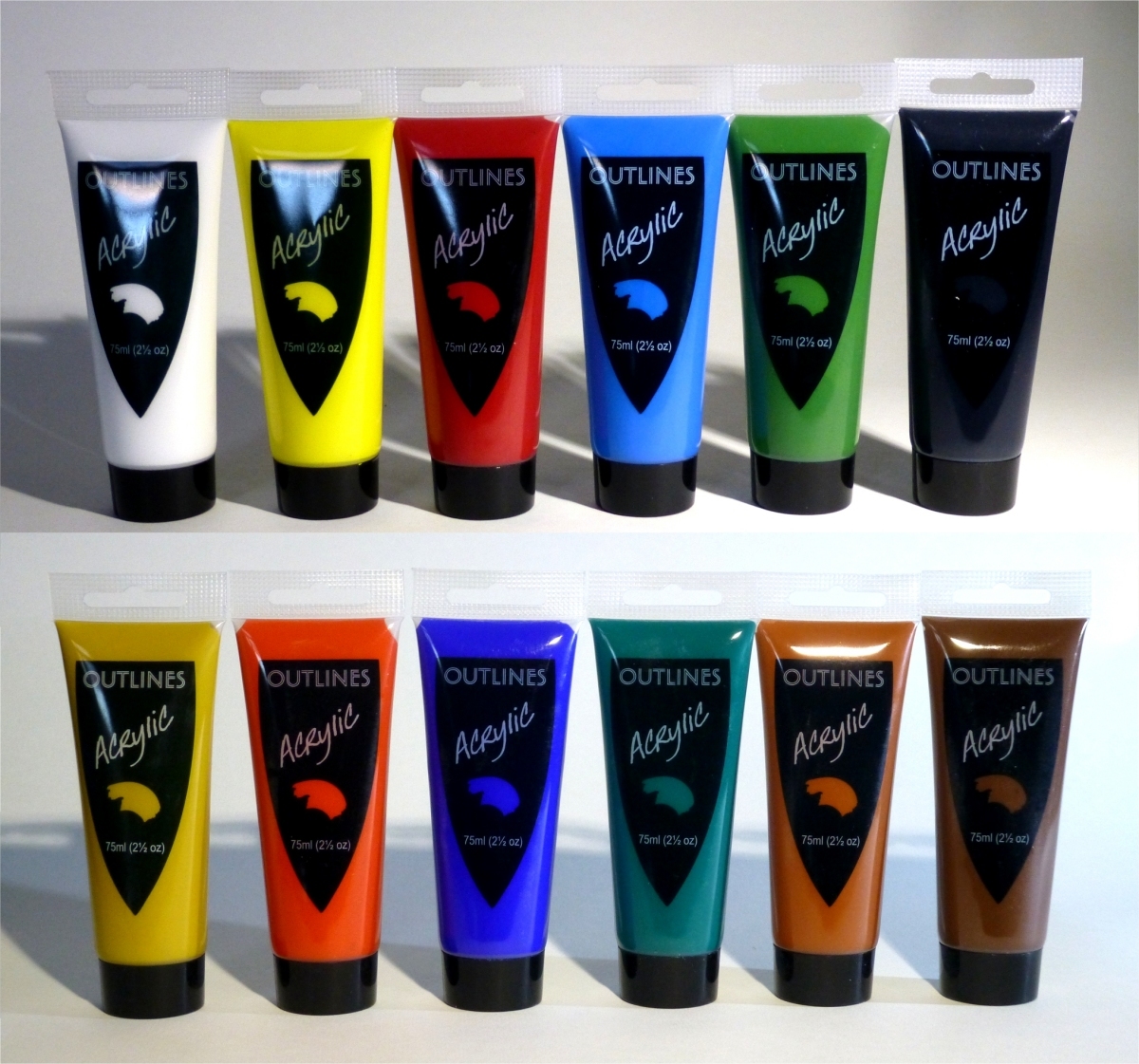 Outlines Acrylic Paints | Outlines Art Materials