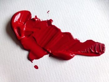 Single Tube Crimson Red 75ml Acrylic Paint | Outlines Art Materials