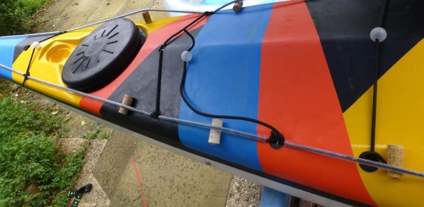 Kayak gets a Dazzling New Look using artist's acrylic paints | Outlines ...
