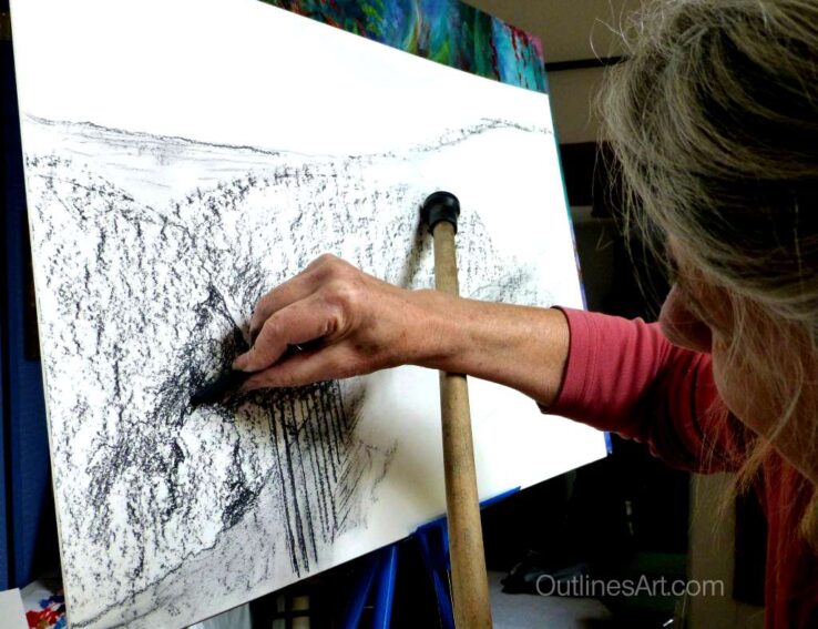 How to Steady Your Painting Hand | Outlines Art Materials