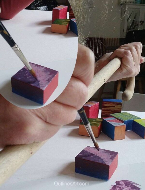 How to Steady Your Painting Hand | Outlines Art Materials