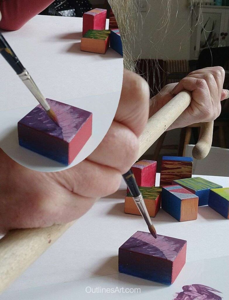 How to Steady Your Painting Hand | Outlines Art Materials